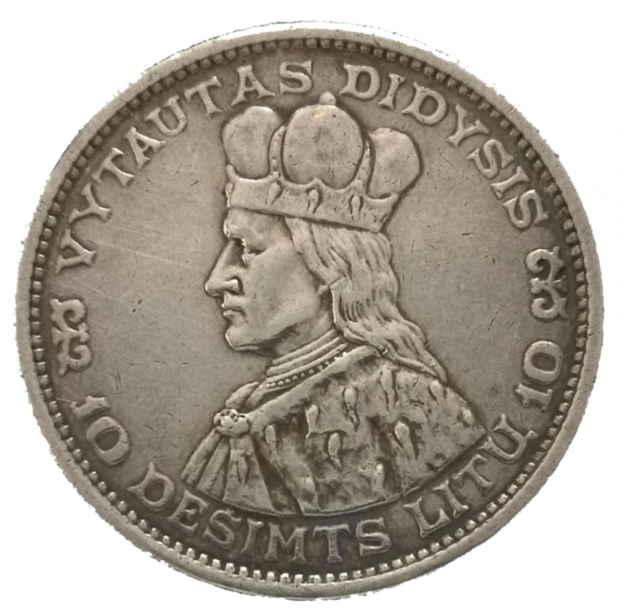 Lietuvos 10 litų, Vytautas, 1936 m. - Nacionalinis aukso bankas ...